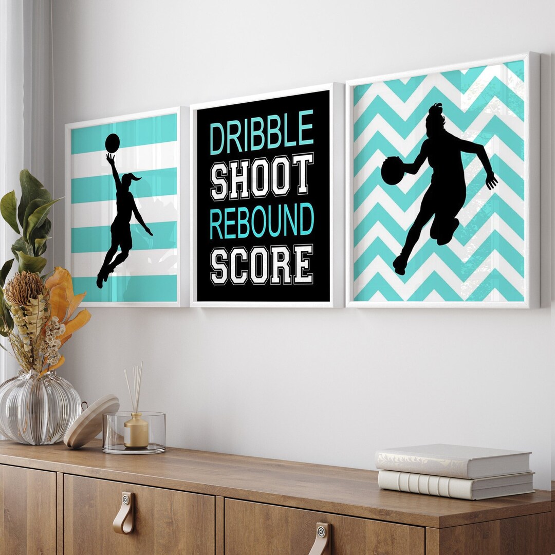 Girl Basketball Prints, Basketball Decor for Girls Room, Tween Girl ...