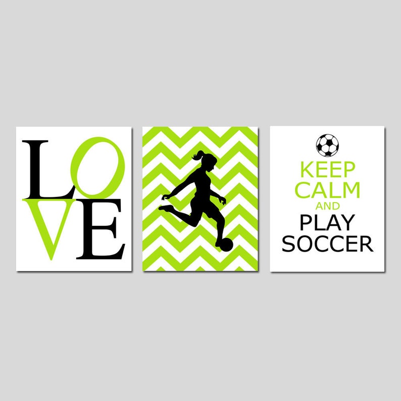 Girl Soccer Decor Girl Soccer Gifts Girl Soccer Art Soccer - Etsy