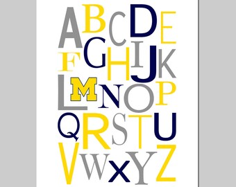 U of M Print - Etsy
