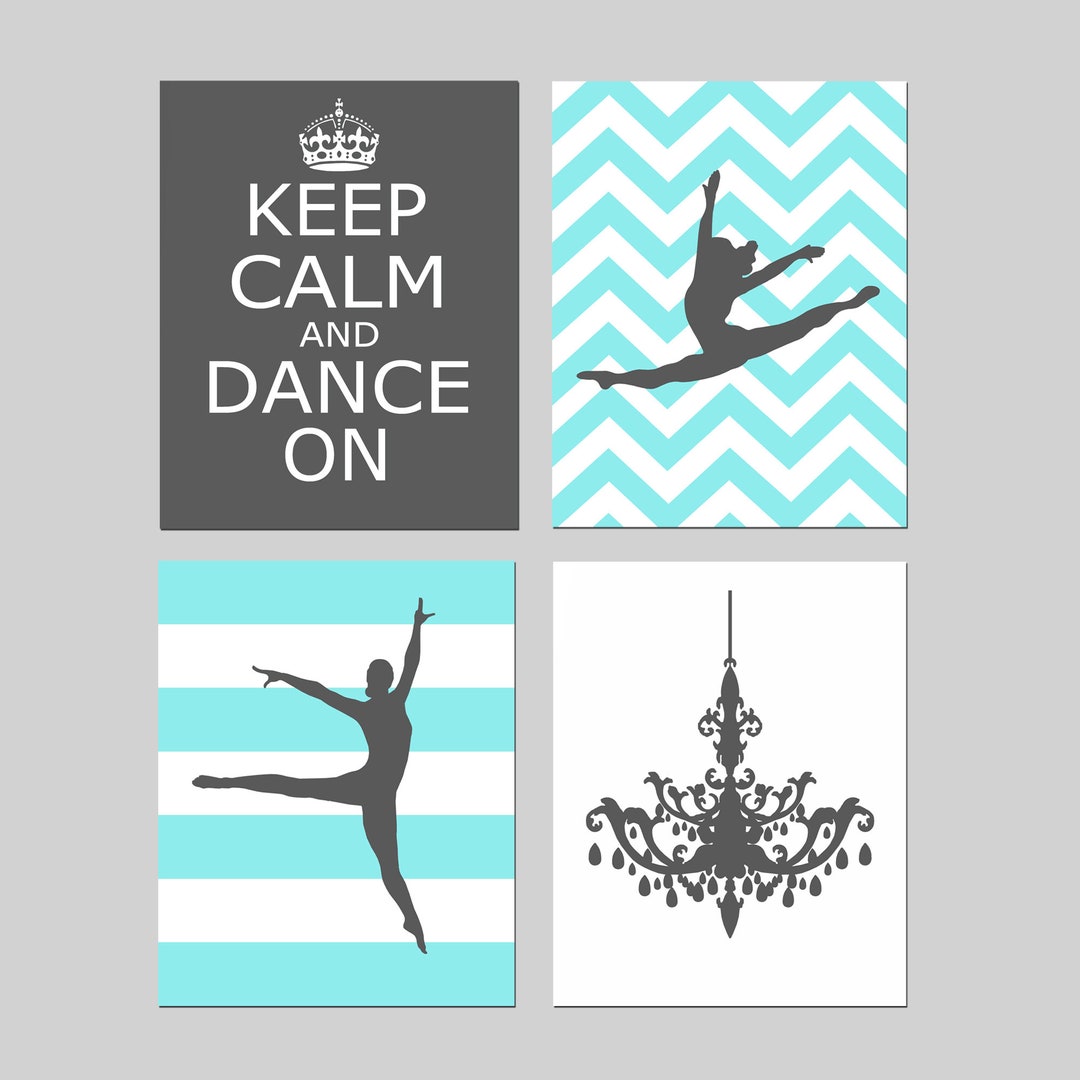 Tween Girl Room Decor Ballerina, Dancer Wall Art Set, Ballet Wall Art ...