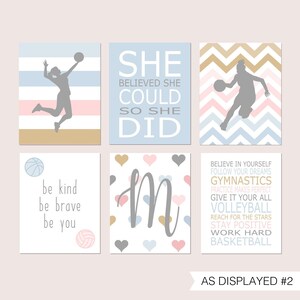 Girls Sports Decor, Girls Sports Wall Art, Girls Basketball Decor ...