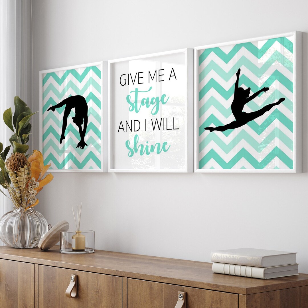 Dance Wall Art, Girls Dance Decor, Dance Art for Girl Room Decor ...