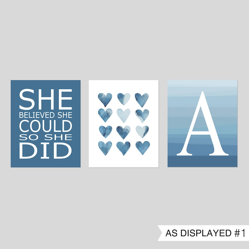 Girl Room Decor Blue, Teenage Girl Wall Decor, Quotes for Girls, Tween ...