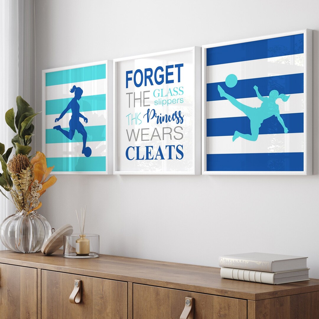 Girls Soccer Decor for Girl Room Decor, Soccer Room Decor Girl Soccer ...