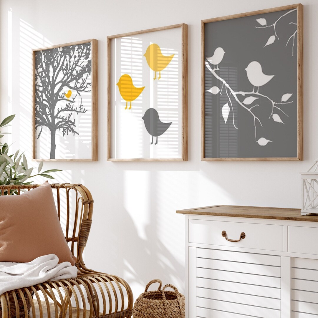 Baby Bird Nursery Art, Baby Bird Nursery Prints, Baby Bird Nursery ...