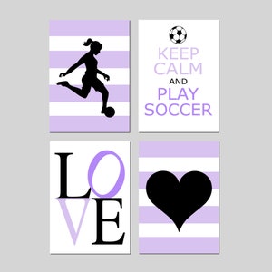 Soccer Decor for Girls Soccer Wall Art Girls Soccer Decor Soccer ...