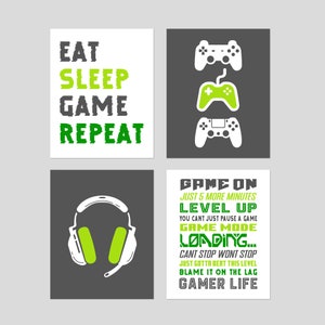 Video Game Decor, Gamer Wall Decor, Video Game Decorations, Gamer Room ...