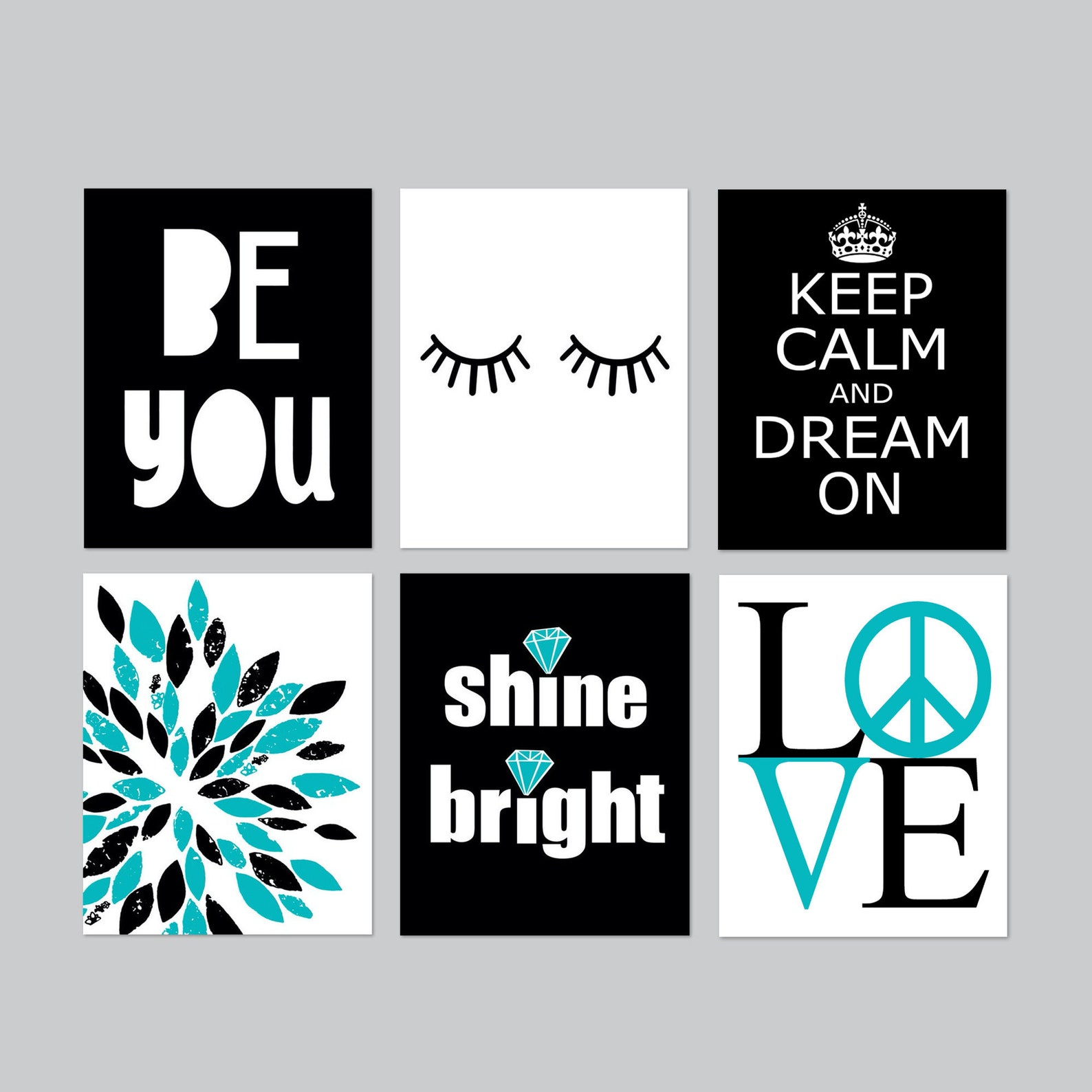 Tween Girl Bedroom Decor Teenage Girl Room Decor Positive - Etsy