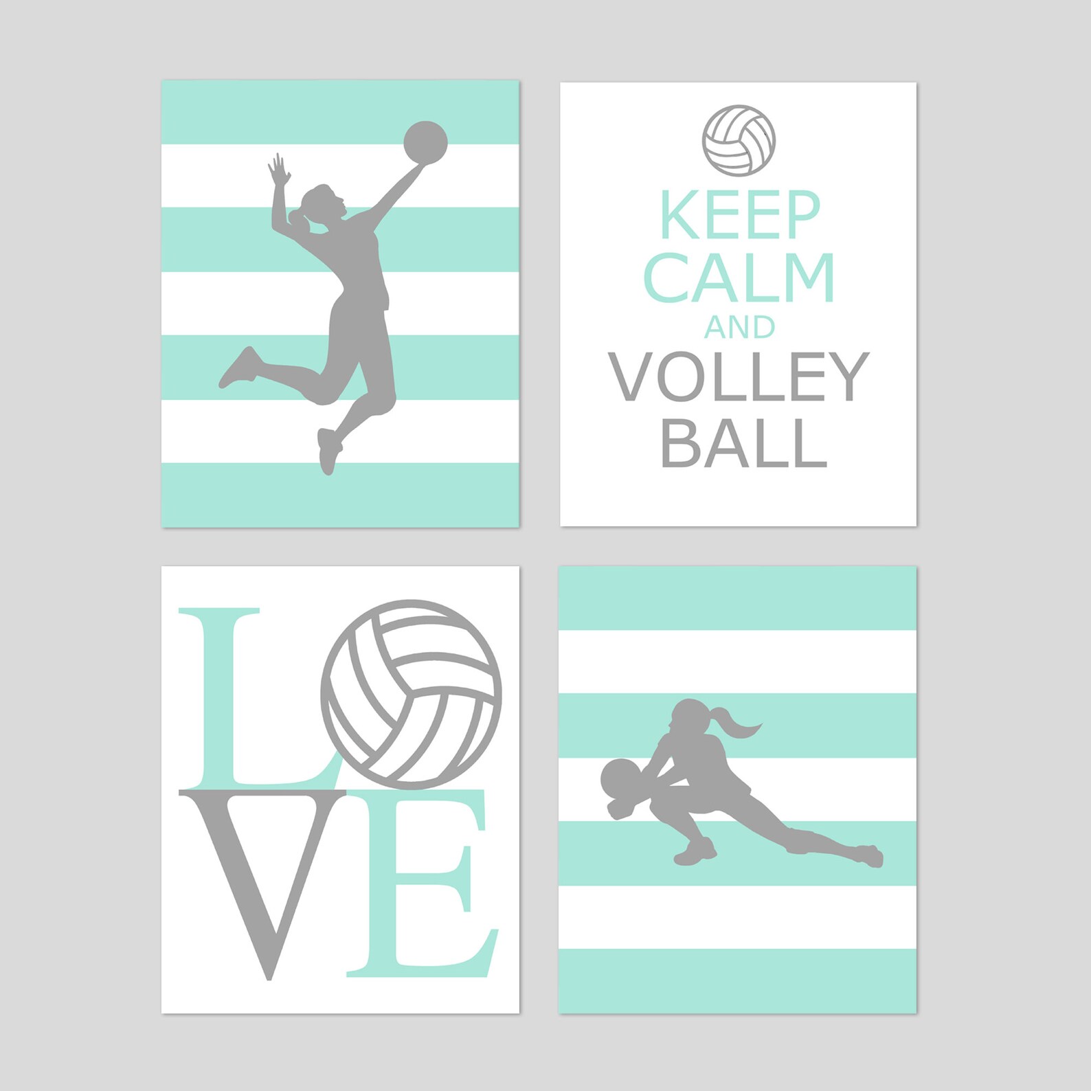 Volleyball Wall Decor Girls Volleyball Gifts Volleyball Wall - Etsy