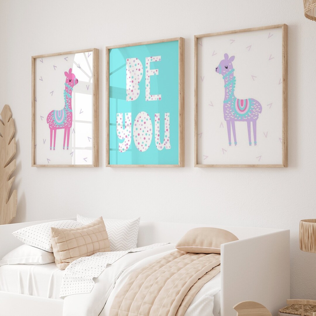 Llama Prints, Llama Decor, Llama Wall Art, Llama Room Decor Llama ...