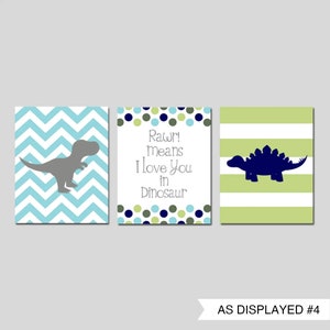 Dinosaur Art Dinosaur Decor Dinosaur Prints Dinosaur Nursery Art ...