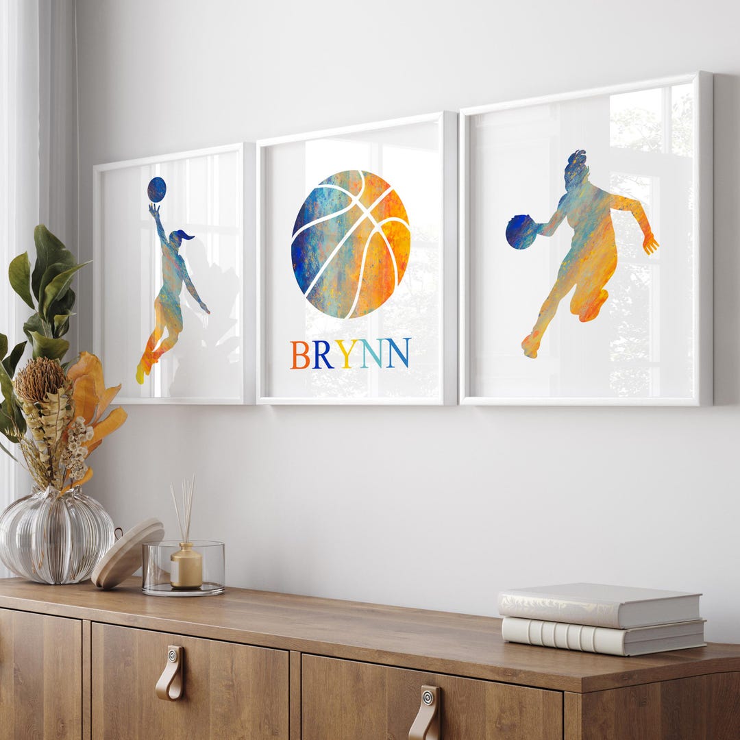Girls Basketball Bedroom Decor Posters, Basketball Wall Art for Girls ...