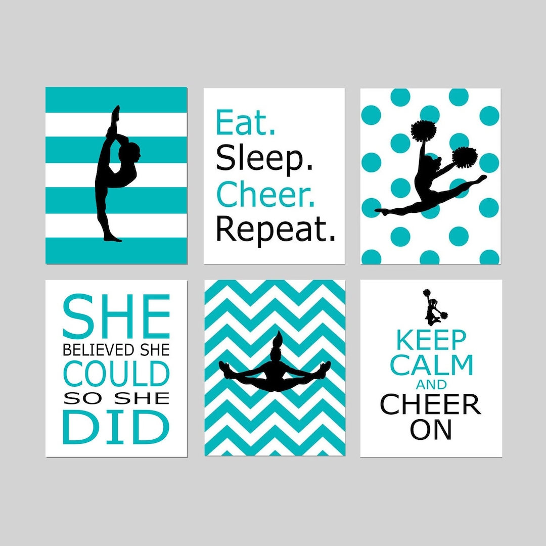 Cheerleader Decor, Cheerleading Decor, Gift for Cheerleader Room Decor ...