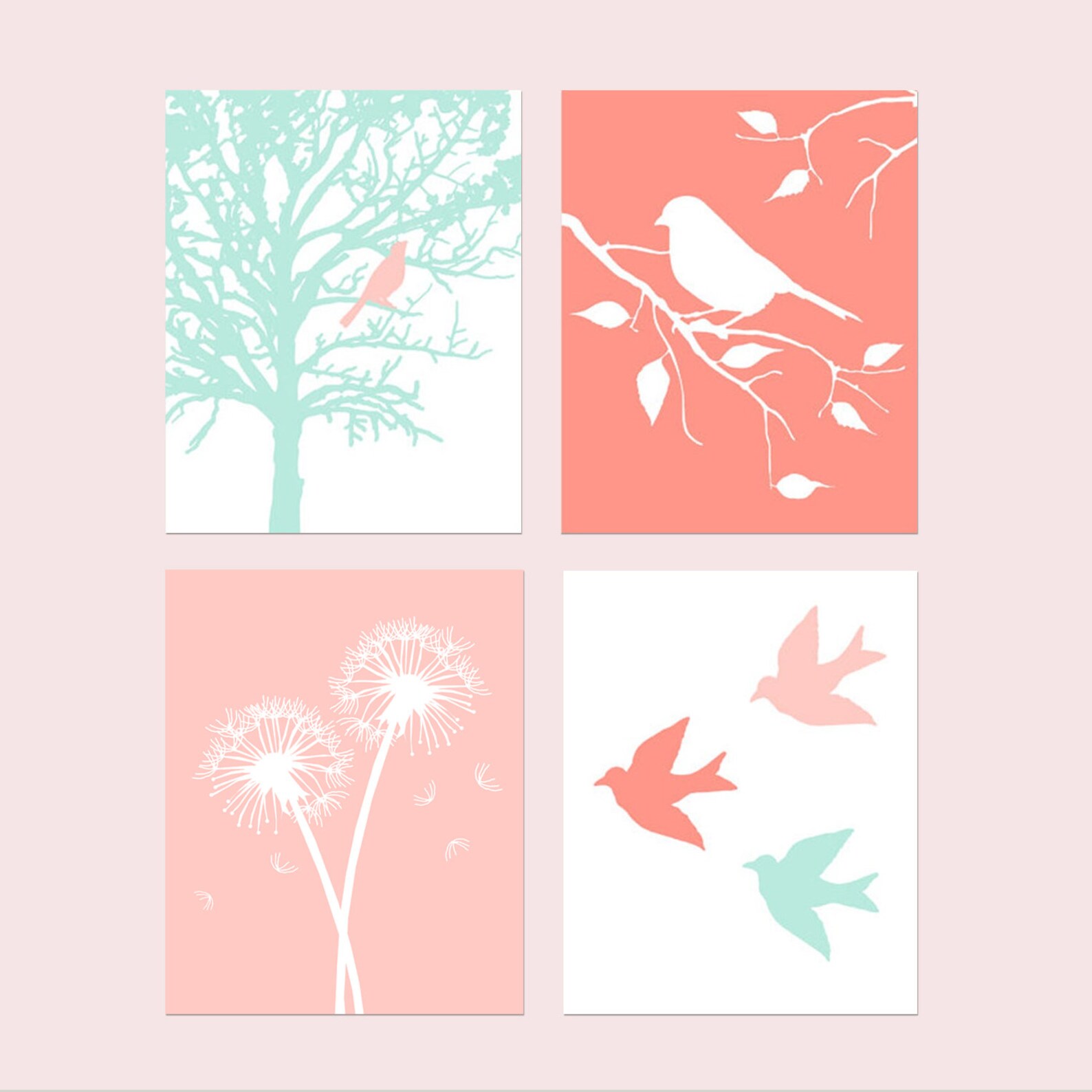 Bird Art Nature Art Bird Wall Art Bird in a Tree Print | Etsy