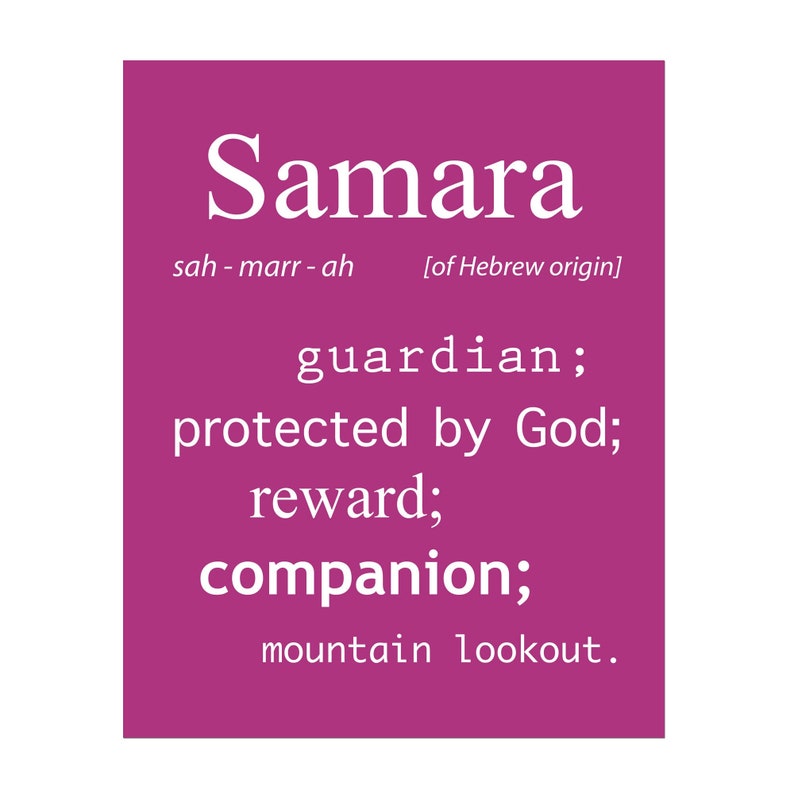 Name Meaning Print Kids Gift for Kids Nursery Decor Nursery - Etsy