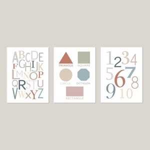 Boys Playroom Decor, Boy Nursery Art, Modern Playroom Wall Art ...