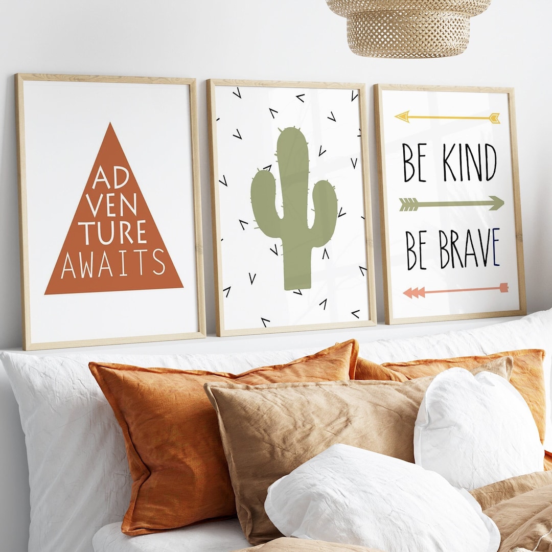 Tween Girl Room Decor, Western Girls Decor, Adventure Awaits Sign ...