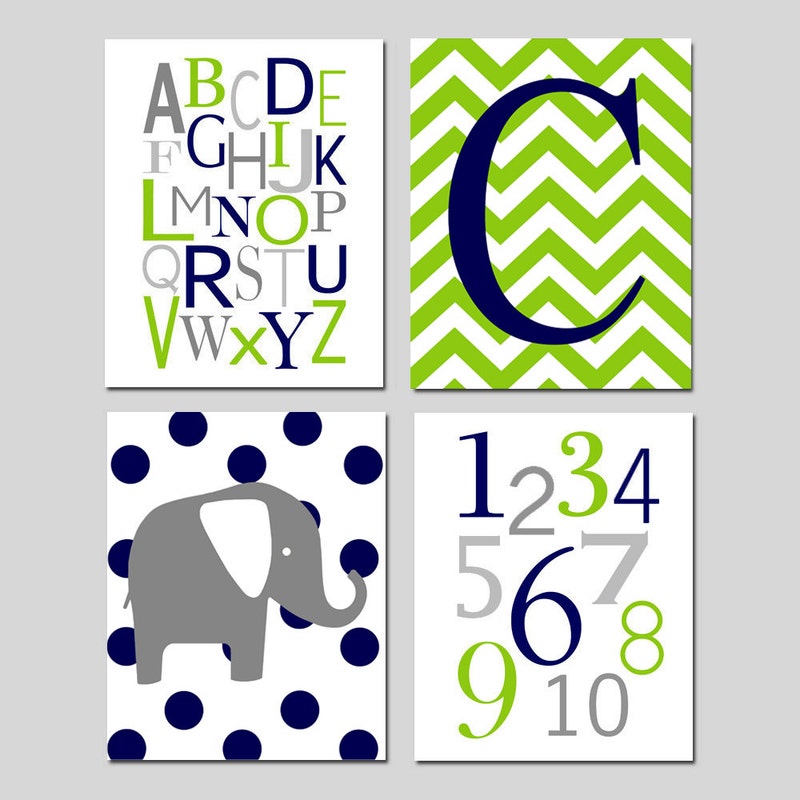 Navy Blue Lime Green - Etsy