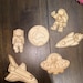 Wooden Paintable Space-themed Cutouts | DIY Craft Kit for Kids | Wooden ...