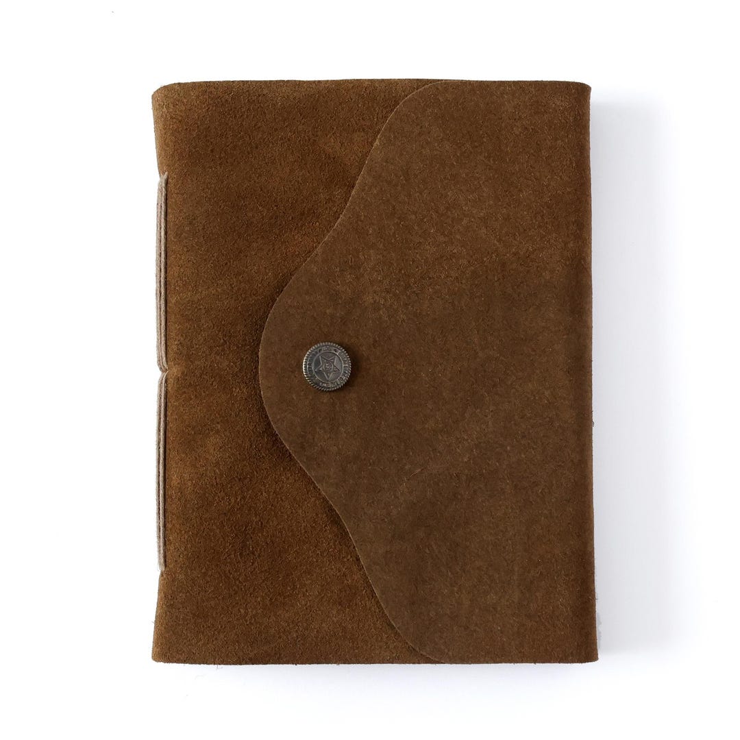 Suede Leather Journal: Handmade Travel Diary (7x5 Inch, 192 Pages) - Etsy