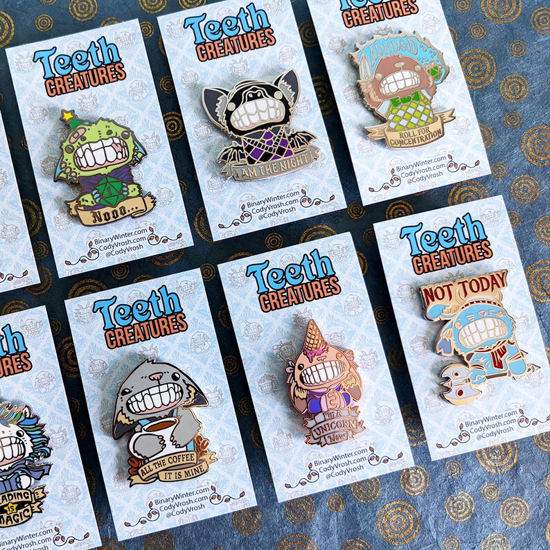 ADHD Pin Dnd Enamel Pin RPG Pin D20 Pin Dnd Gifts D and D - Etsy