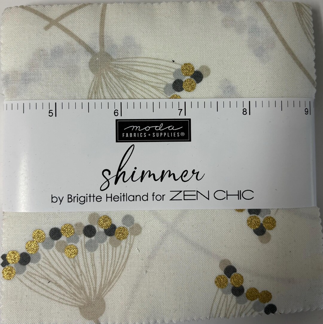 Shimmer Charm Square by Zen Chic - Etsy