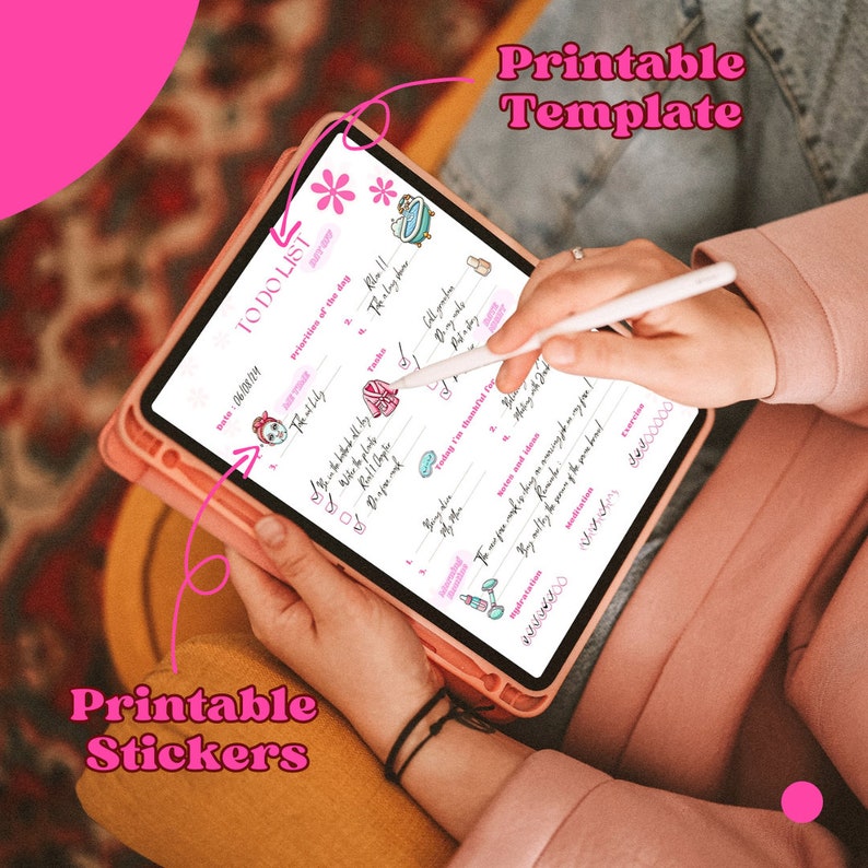 To Do List Girly Printable - Etsy