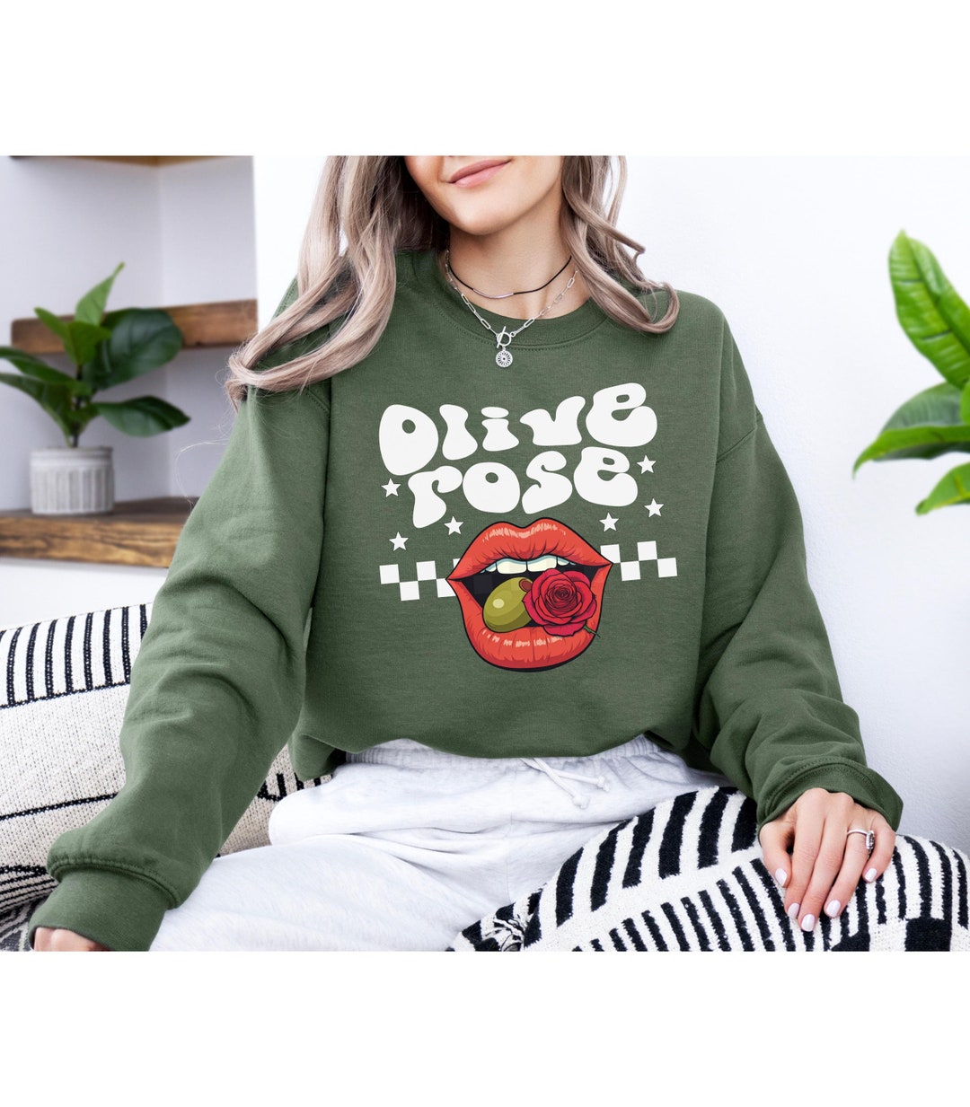 Olive Rose Oliveda Swag Sweatshirt, Oliveda Team, Olive Tree Babes ...