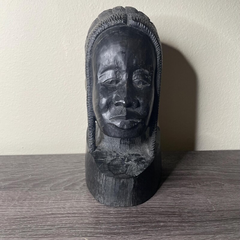 Ebony Head Sculpture - Etsy