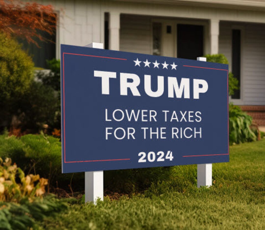 Sneaky Pro Kamala Harris Yard Sign Remind Voters What Trump Wants. easy ...