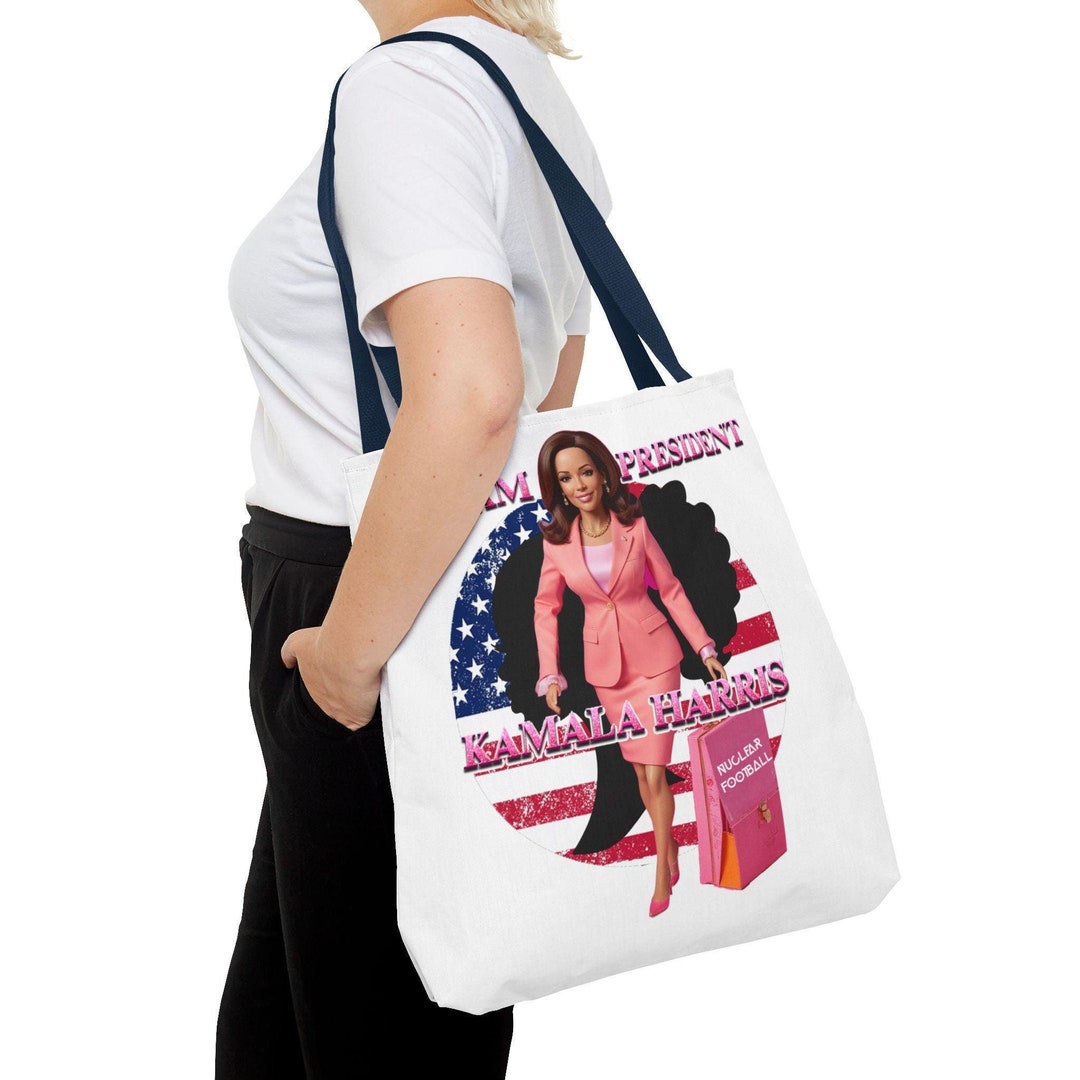 Kamala Harris Barbie Inspired Tote Bag Custom Design Gift for Her - Etsy