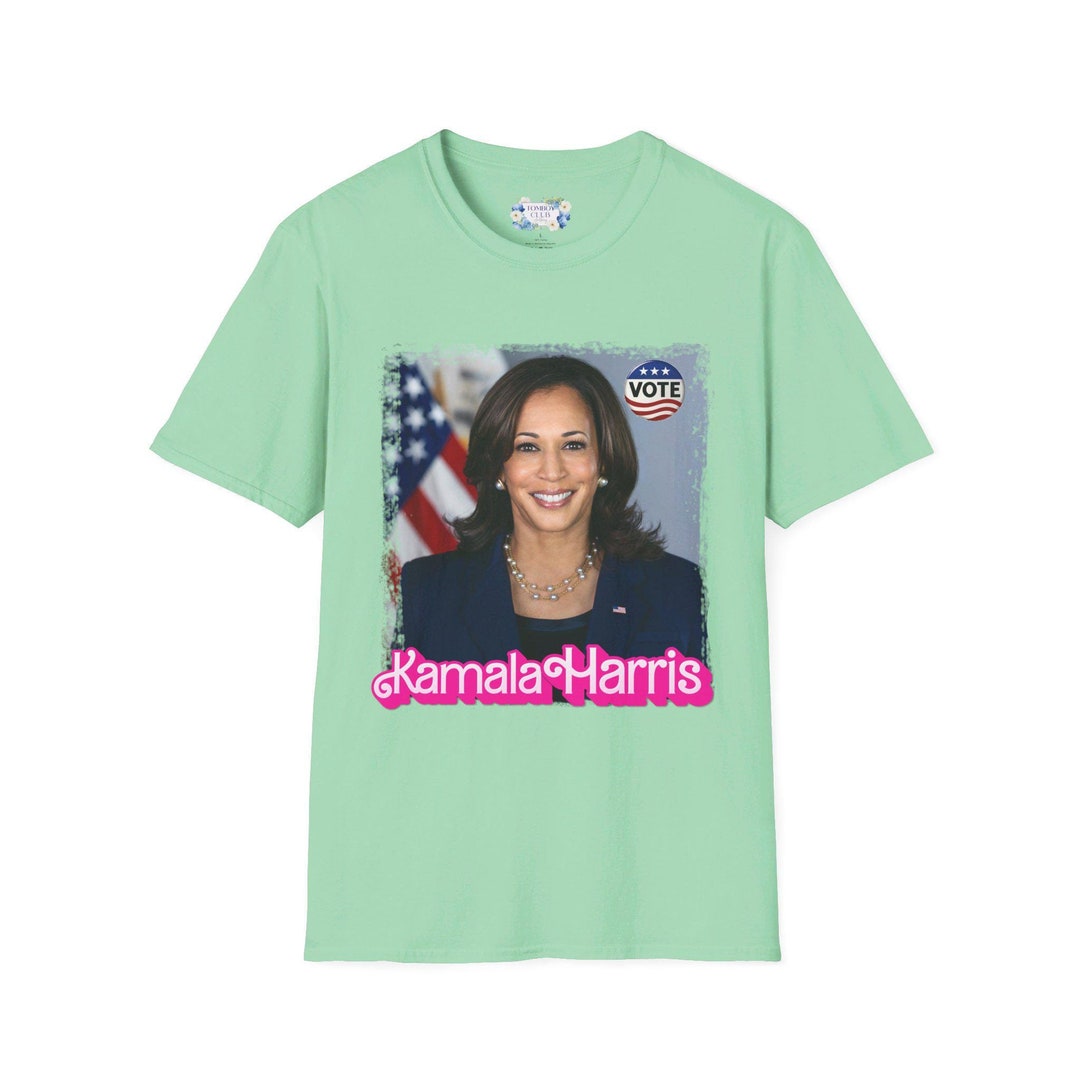 Kamala Harris Vote T-shirt With Barbie-inspired Font Multiple Colors - Etsy