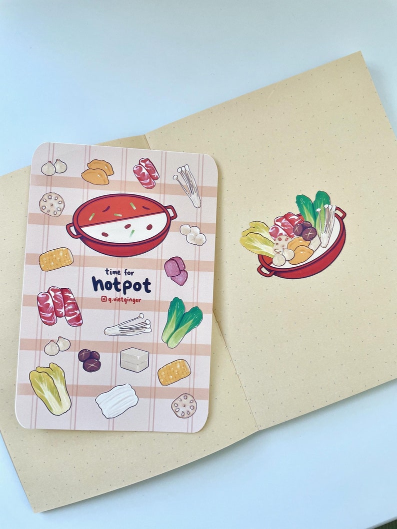 Hotpot Assembly Sticker Sheet | Matte Vinyl Weatherproof | Asian ...