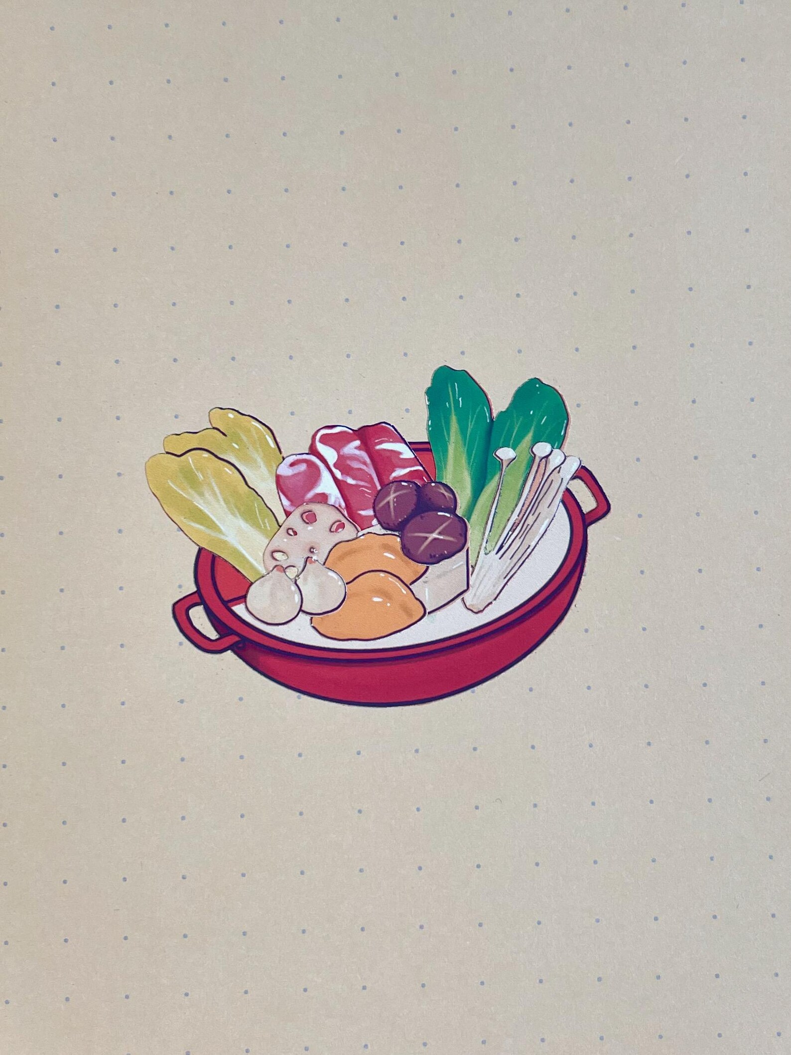 Hotpot Assembly Sticker Sheet | Matte Vinyl Weatherproof | Asian ...