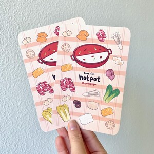 Hotpot Assembly Sticker Sheet | Matte Vinyl Weatherproof | Asian ...