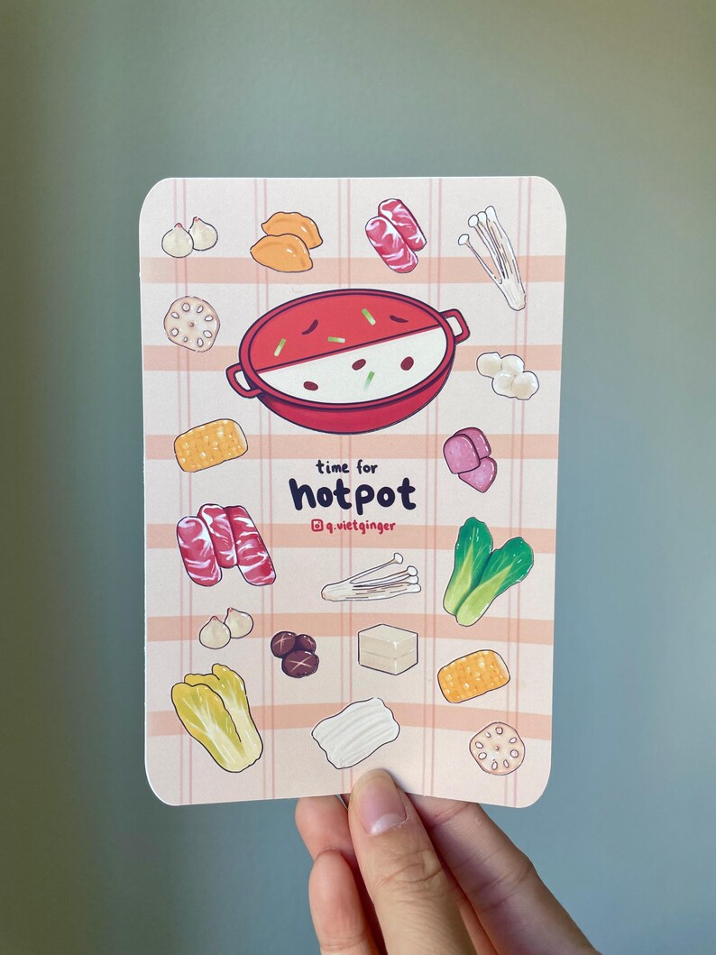 Hotpot Assembly Sticker Sheet | Matte Vinyl Weatherproof | Asian ...