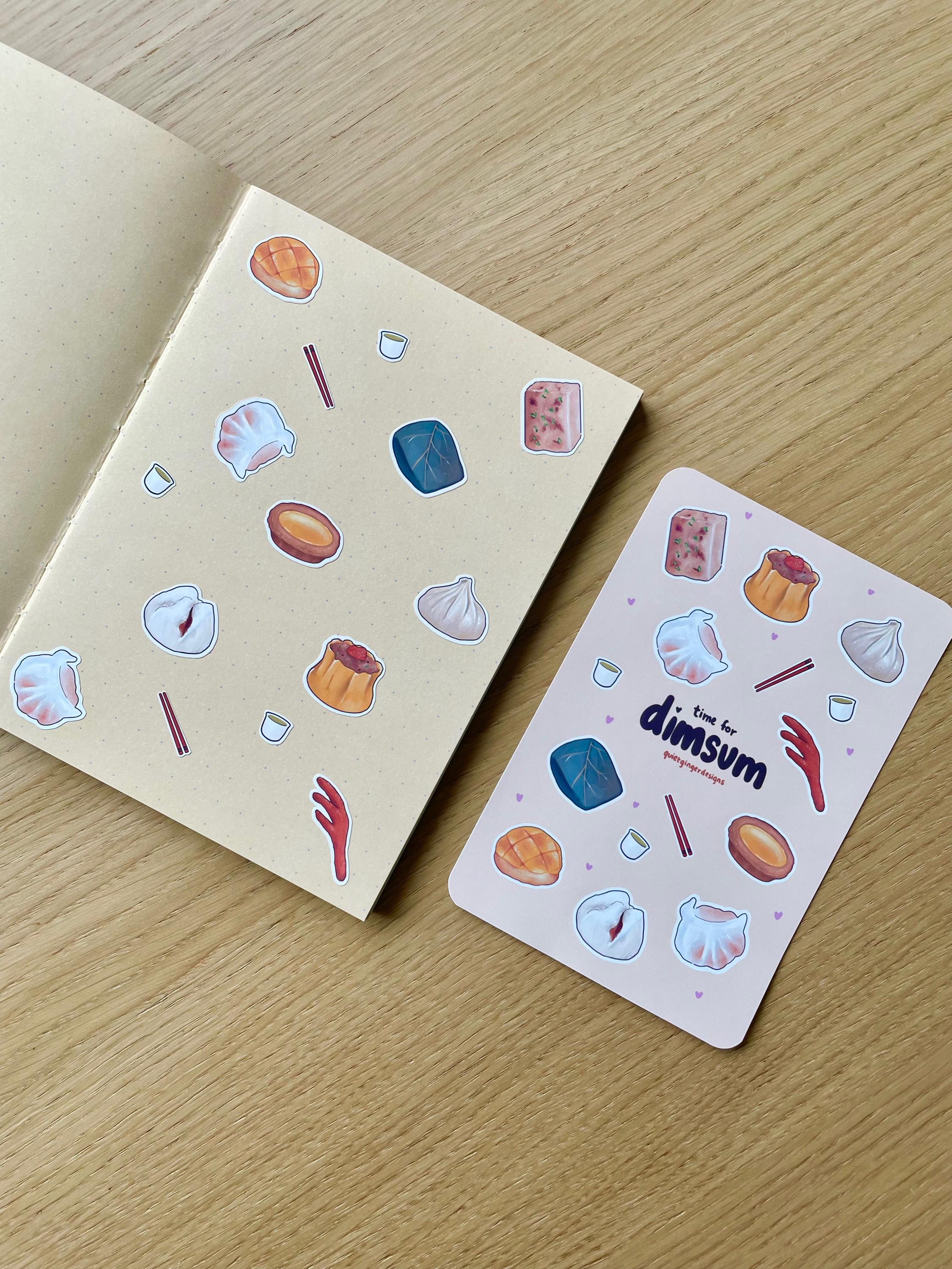 Dim Sum Sticker Sheet | Matte Vinyl Weatherproof | Asian Chinese Food ...