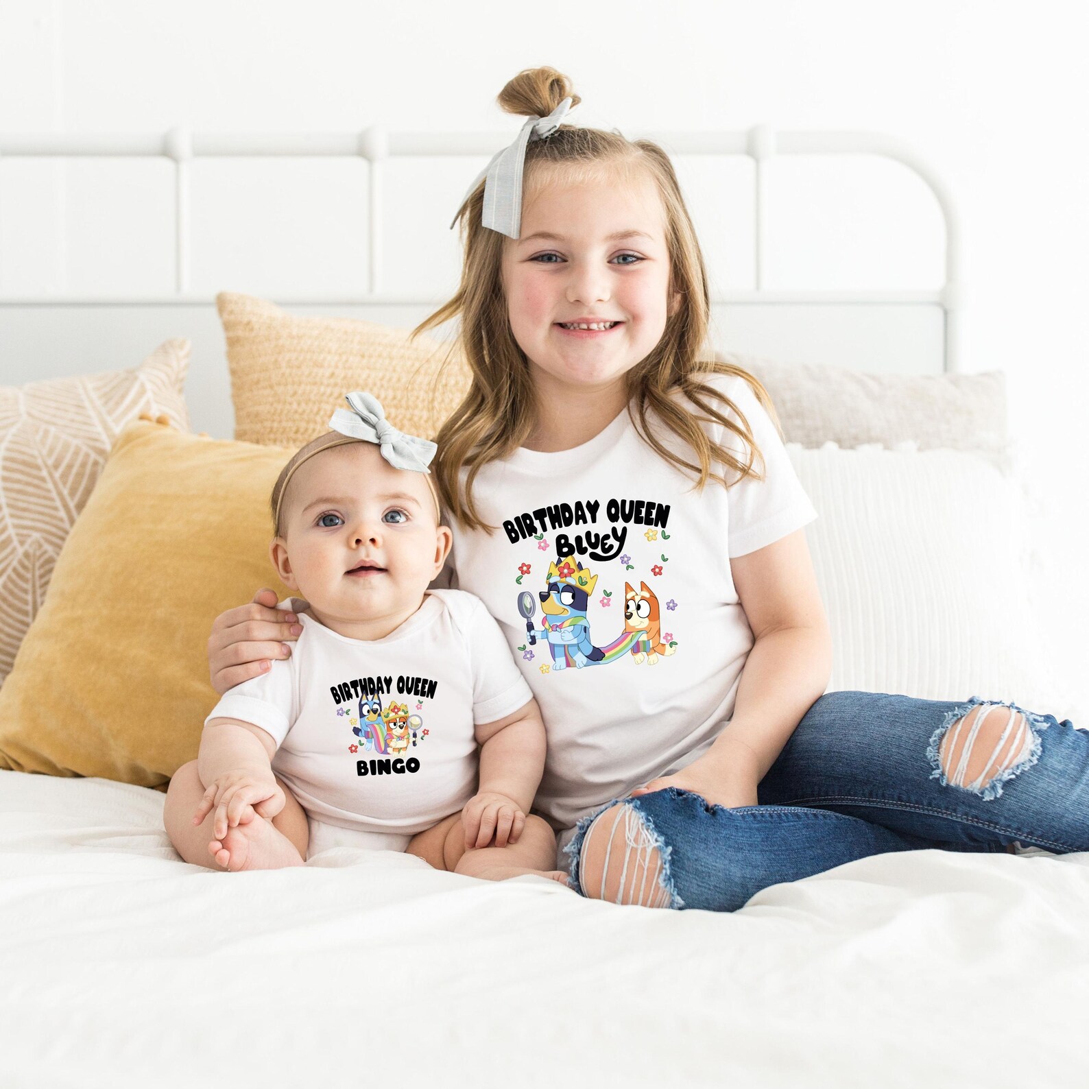 Birthday Queen Bluey, Bluey Family, Bıngo Birthday, Bluey Sublimation ...