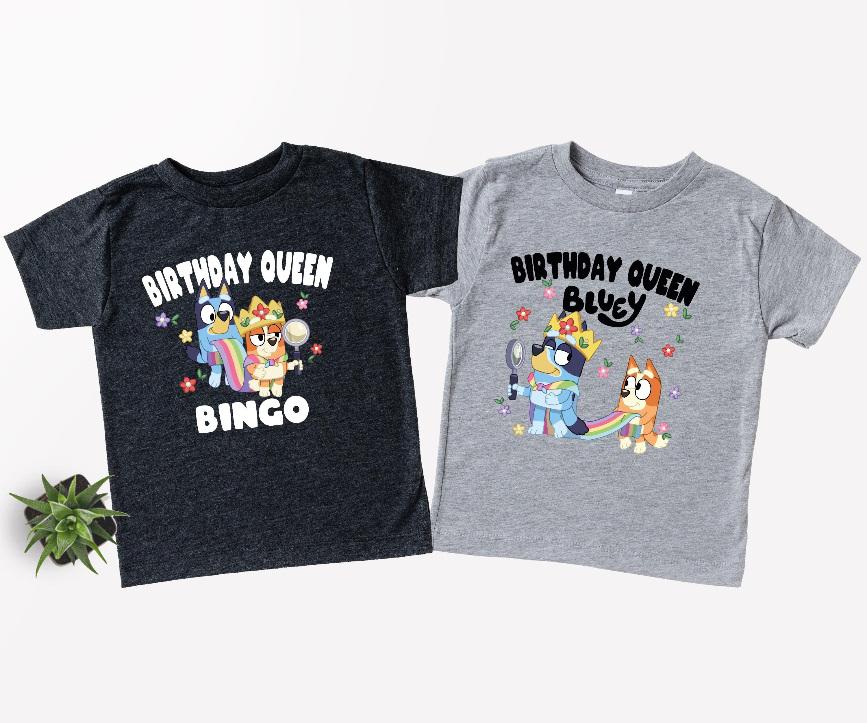 Birthday Queen Bluey, Bluey Family, Bıngo Birthday, Bluey Sublimation ...