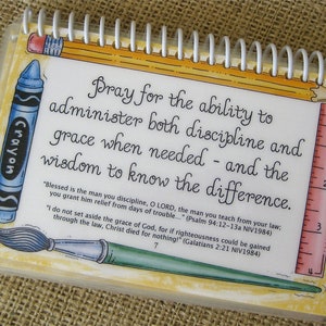 How to Pray for Your Teachers, Spiral-bound, Laminated Prayer Cards - Etsy