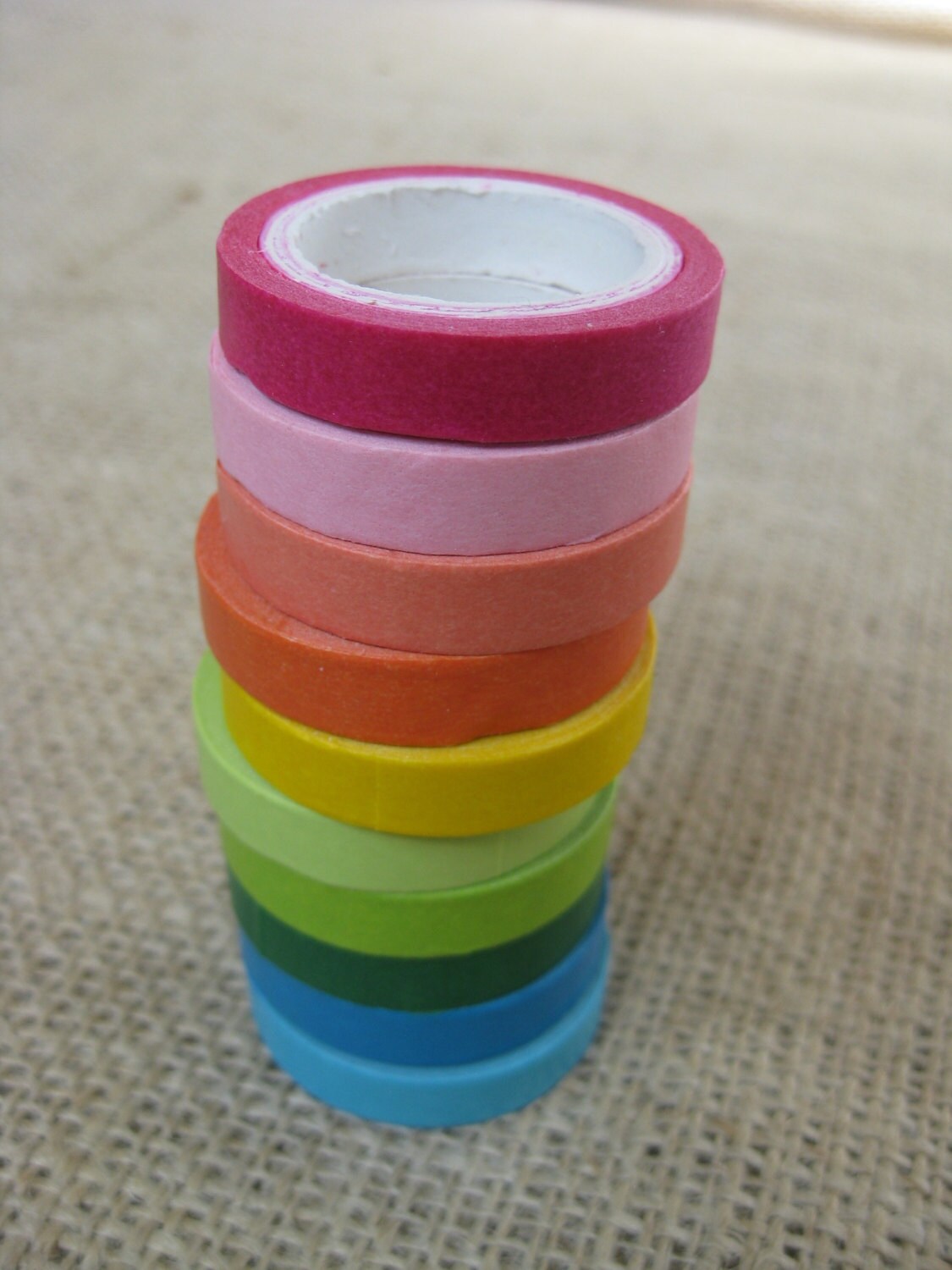 Decorative DIY Washi Tape Bundle in a Rainbow of Colors | Etsy