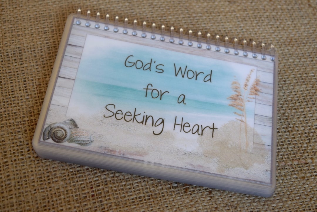 God's Word for a Seeking Heart, Bible Verse Cards, Laminated and Spiral ...