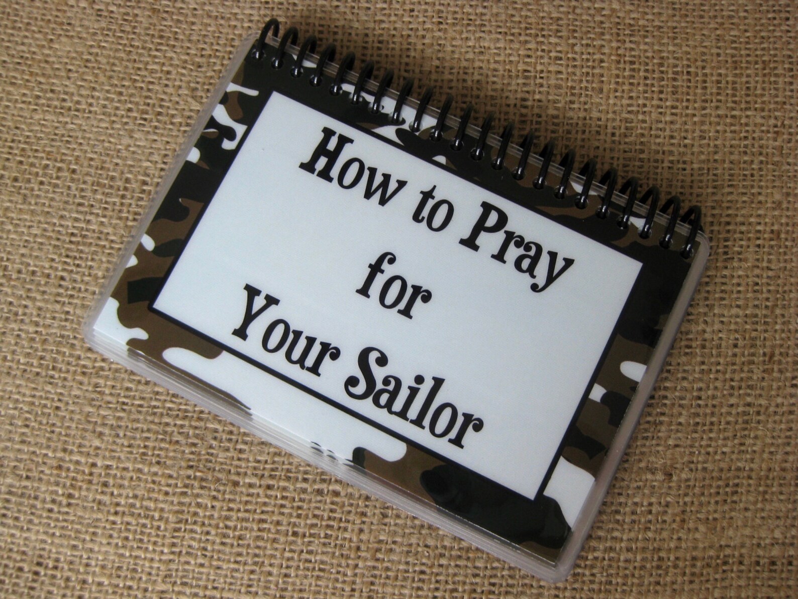 How to Pray for Your Sailor Spiral-Bound Laminated Prayer | Etsy