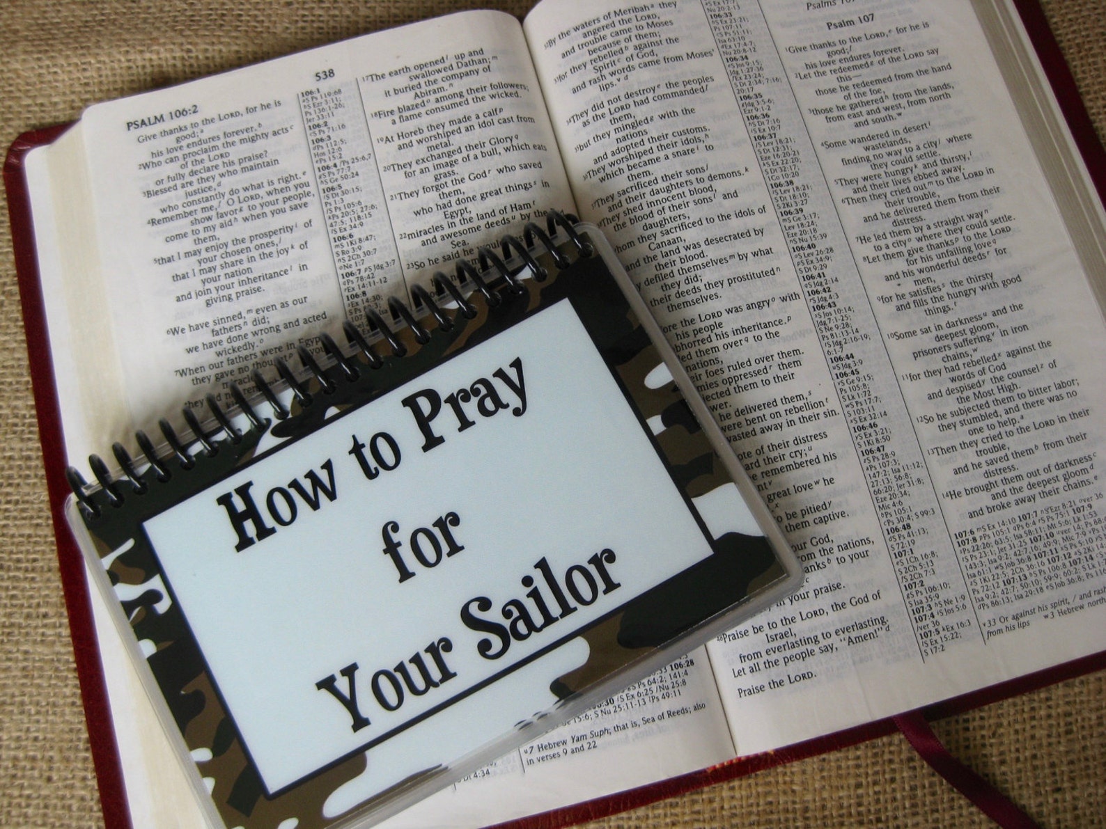 How to Pray for Your Sailor Spiral-Bound Laminated Prayer | Etsy