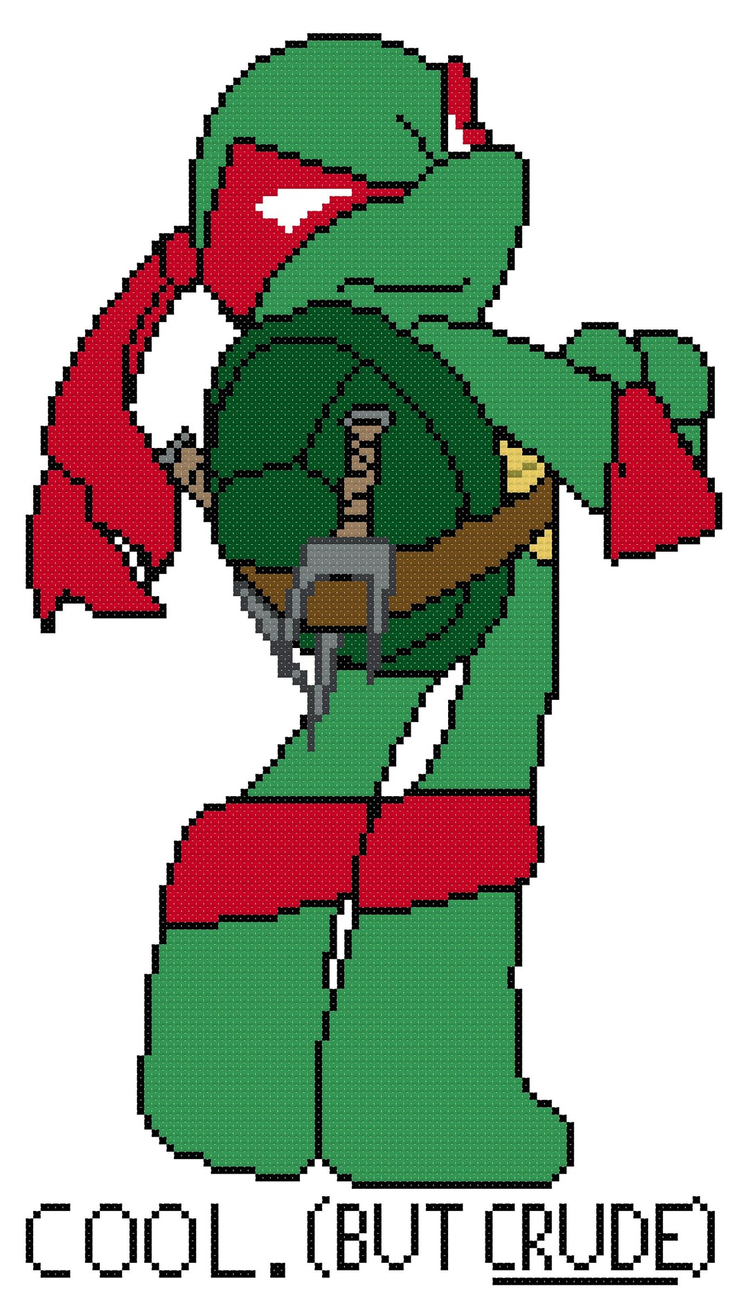 Cool, but Crude Cross Stitch Pattern - Professional Pattern Designer ...