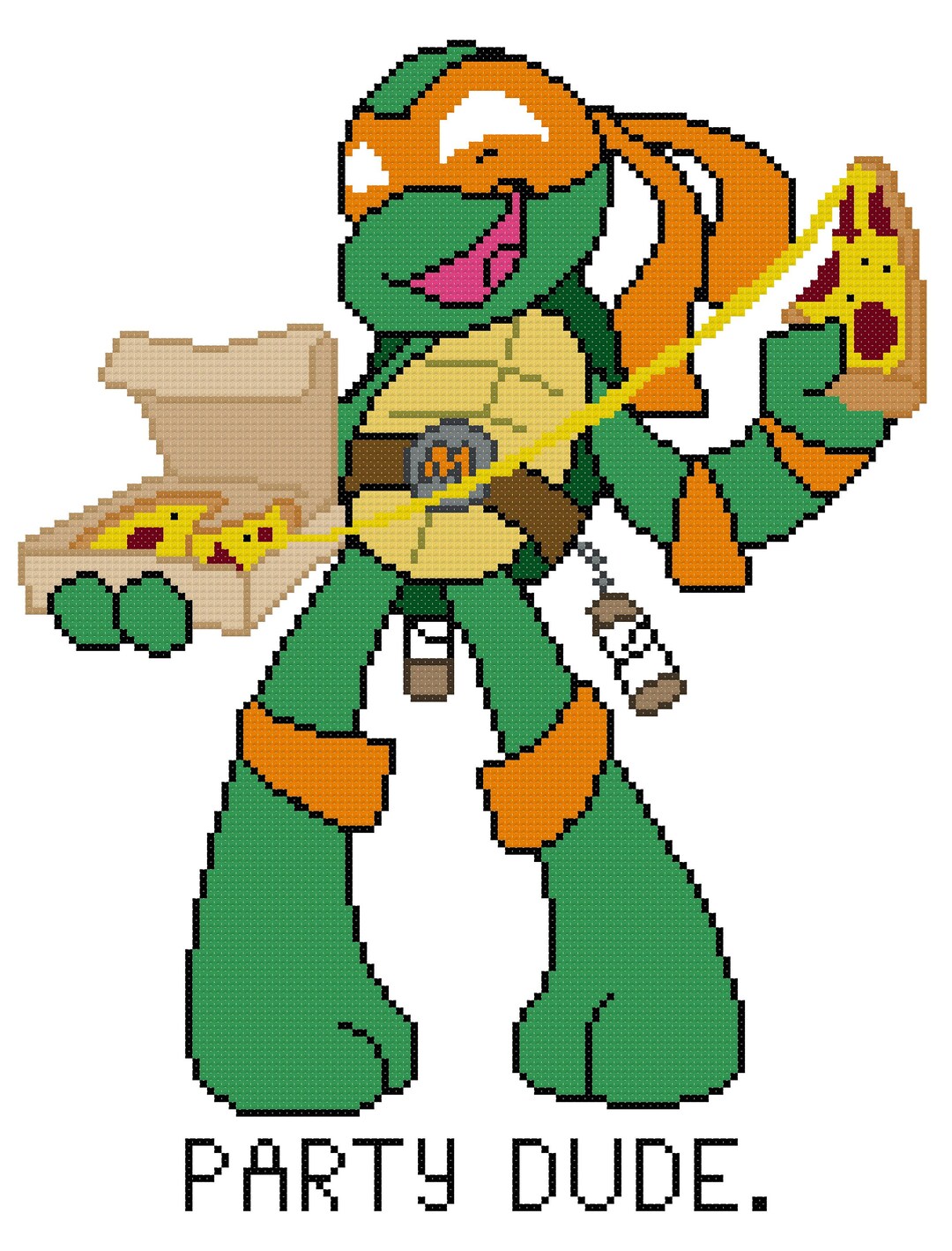 Party Dude Cross Stitch Pattern - Professional Pattern Designer and ...