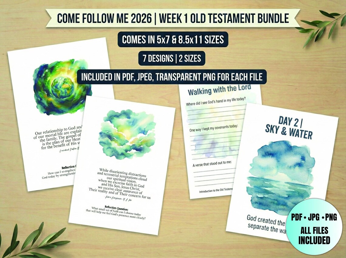 Come Follow Me 2026 Old Testament Week 1 Introduction and Creation ...