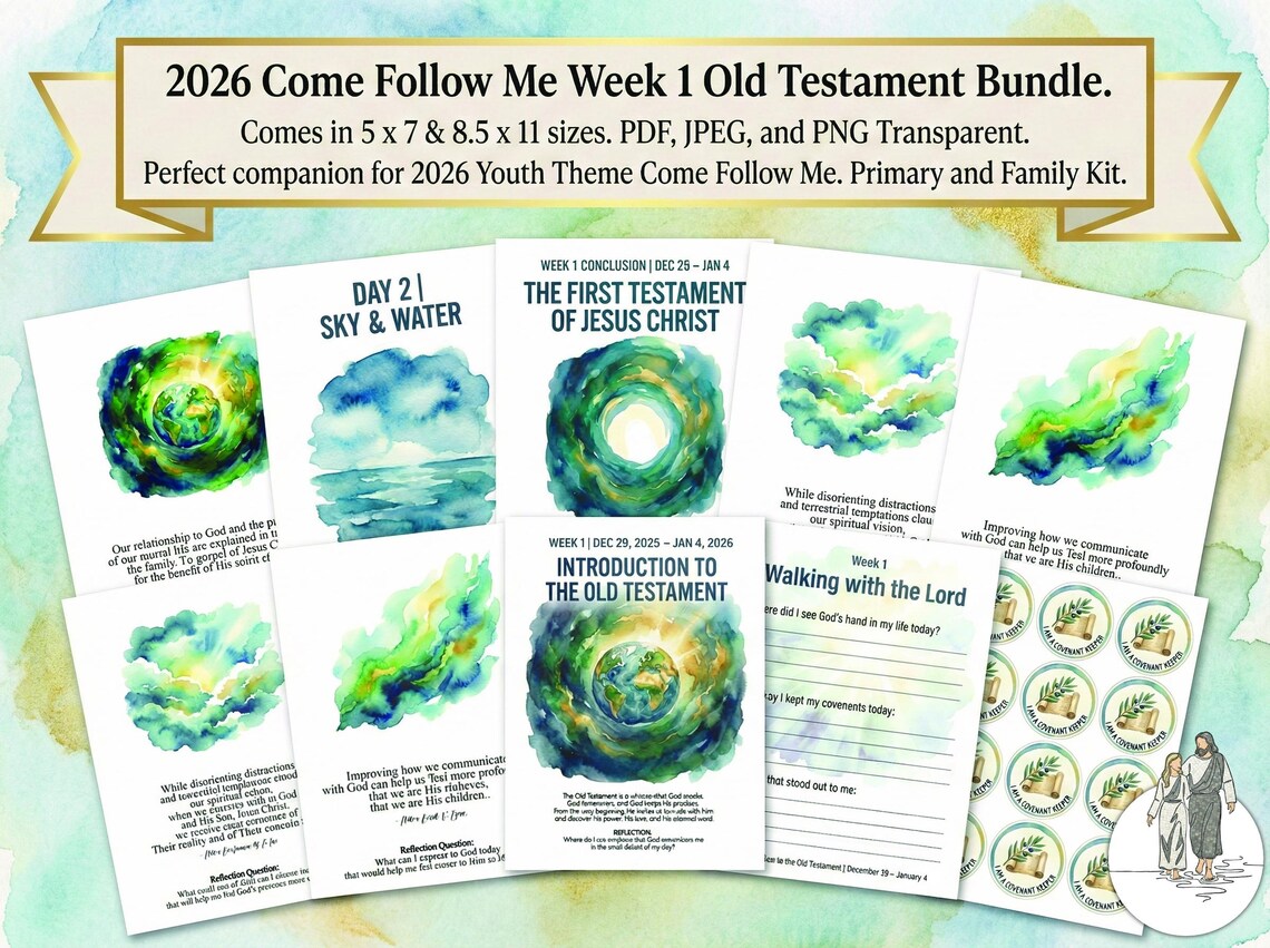 Come Follow Me 2026 Old Testament Week 1 Introduction and Creation ...