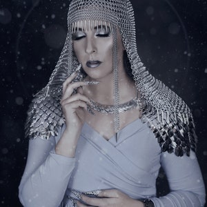 The Raven-feathers Scale Mail Chainmail Fantasy LARP Pauldrons ...