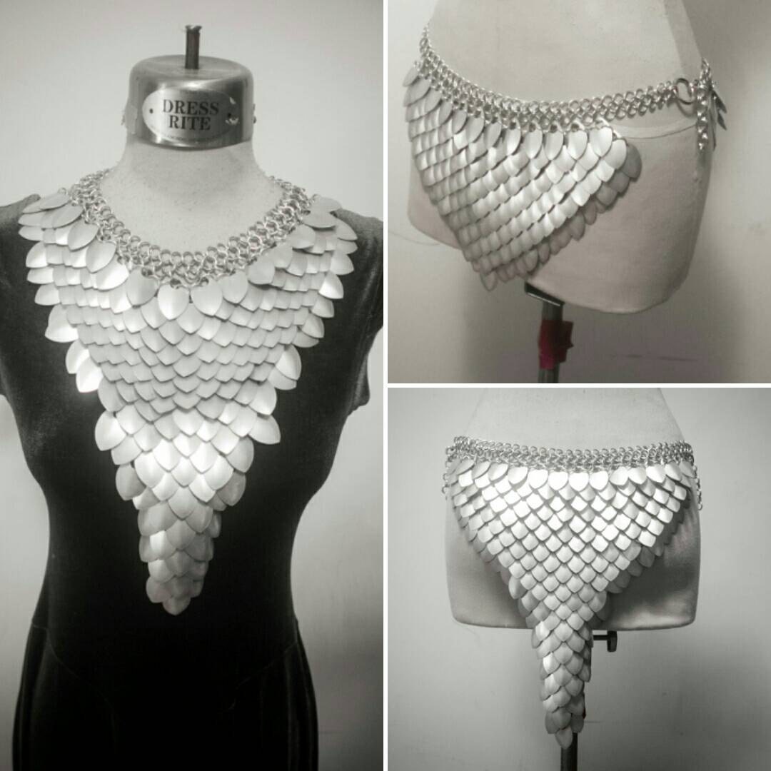 The Silver Mirage-deluxe Transforming Scalemaille Scale Mail Loincloth ...